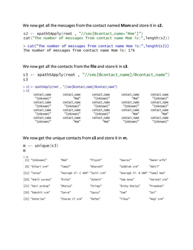 Text Message Predictive Analysis | PDF