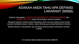 TINGKATAN 1 : RBT - Bab 4 : Lakaran | PPTX