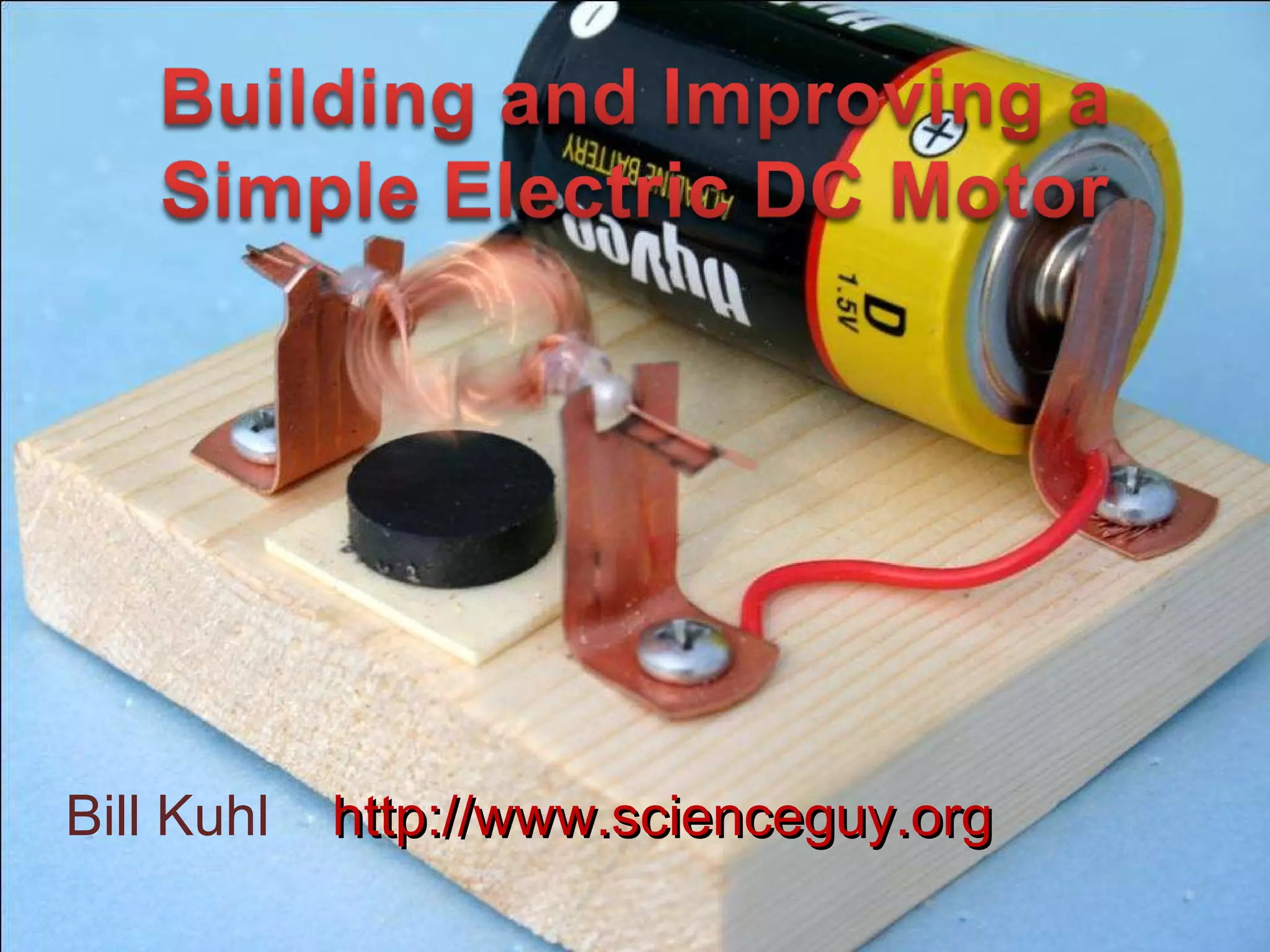 Build a Simple Electric Motor | PPT