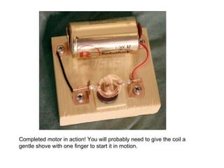 Simple Electric Motor Science Project