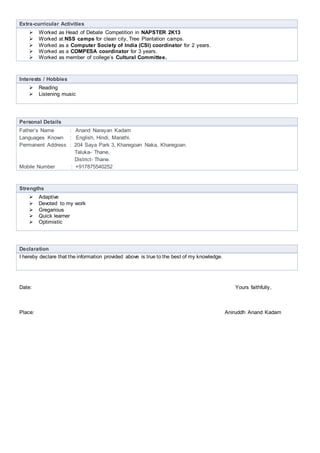 Aniruddh | DOCX | Computing | Technology & Computing