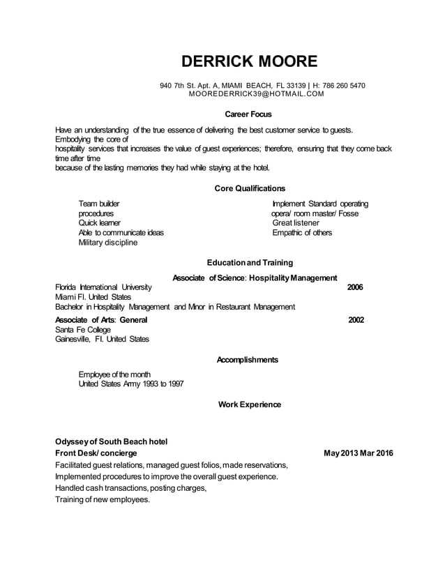 Derrick real resume2 | DOCX