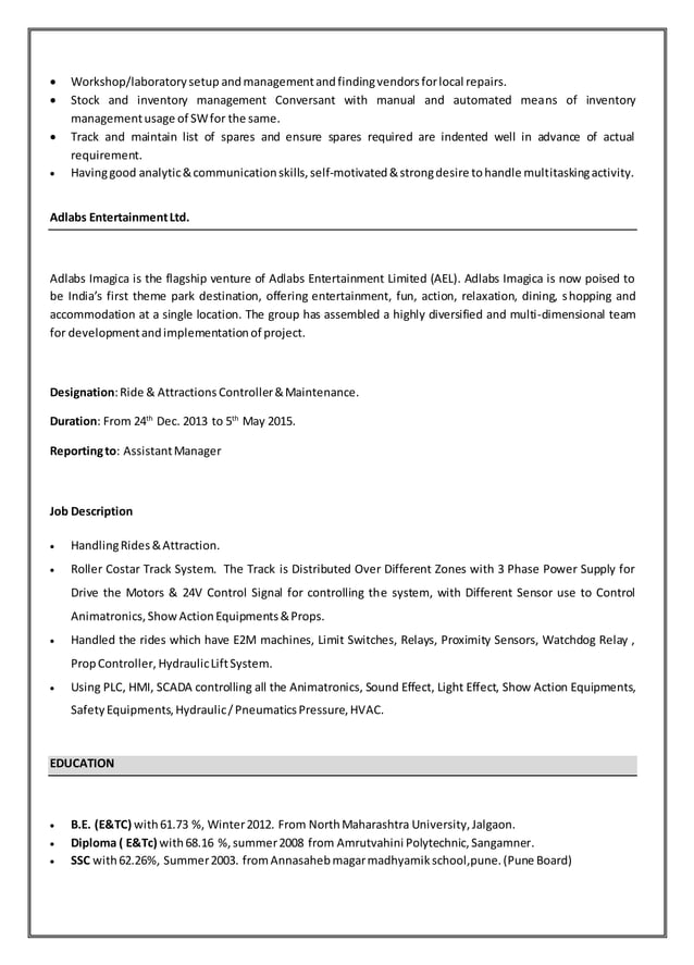 Pravin_Resume | DOCX | Civil Engineering Industry | Industries