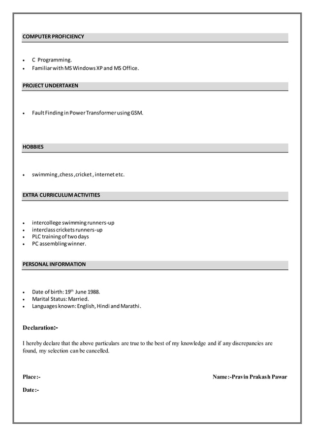 Pravin_Resume | DOCX | Civil Engineering Industry | Industries