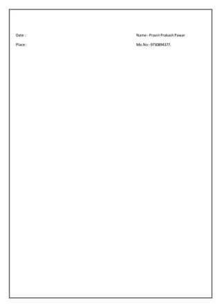 Pravin_Resume | DOCX | Civil Engineering Industry | Industries