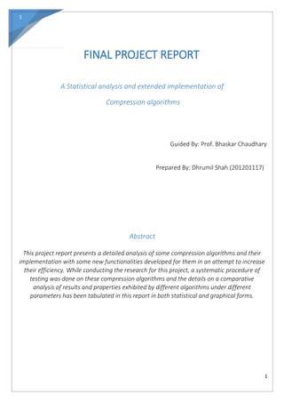 FINAL PROJECT REPORT | PDF