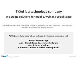 Tkxel Company Profile | PDF