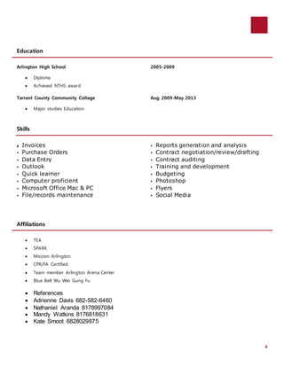 My Resume-Jackie Sanchez | PDF