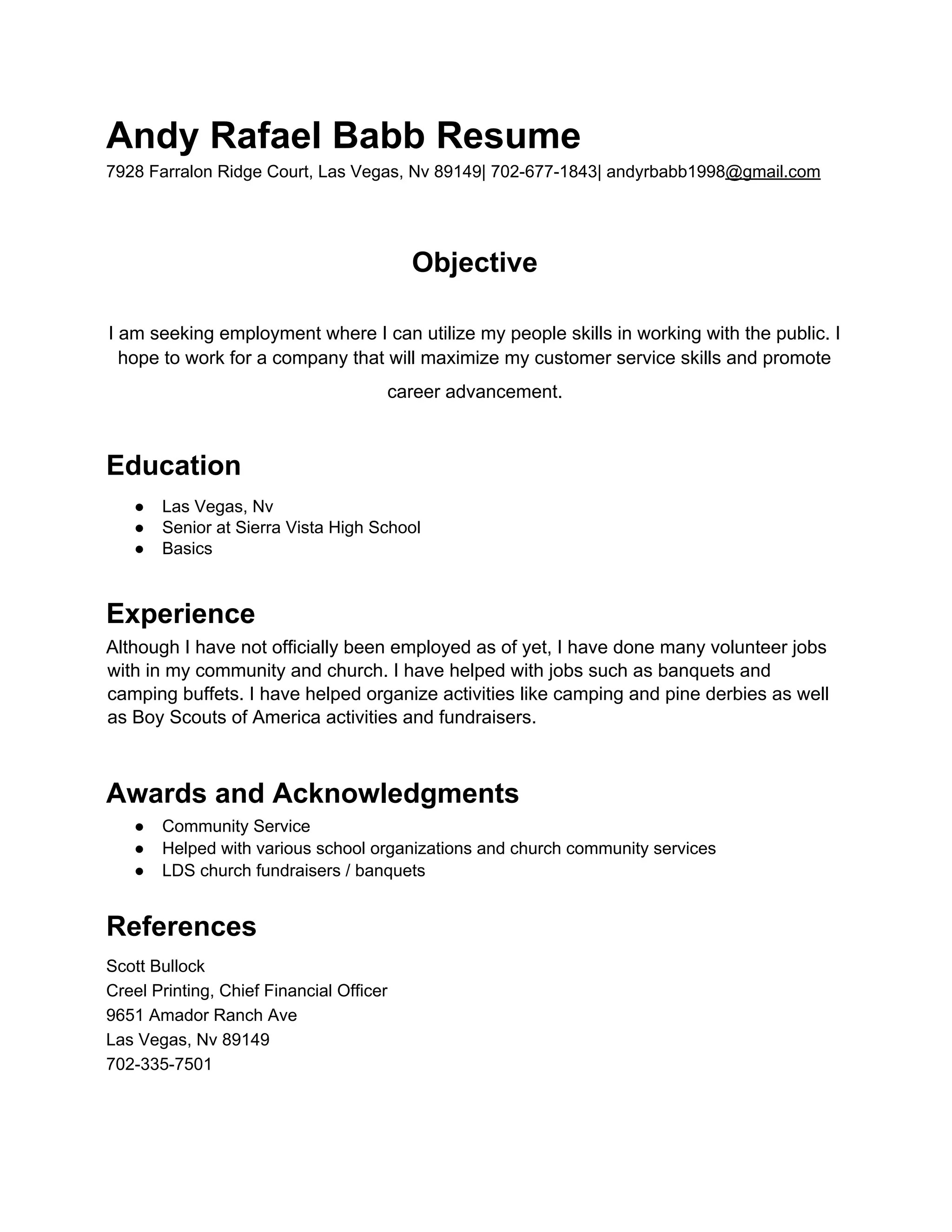 AndyBabbsresumeupdate.pdf | Office Property | Real Estate