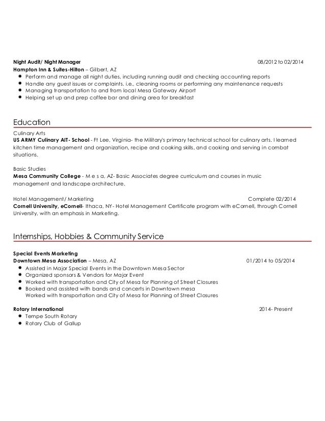 RESUME- Chad 2017