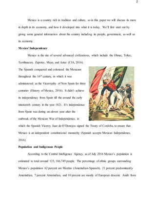 MexicoCountryAnalysis | DOCX | Internet | Computing