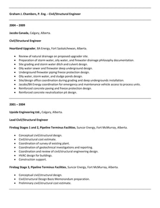 Civil_Structural Engineer, Graham Chambers, December 2015 | PDF