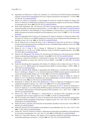 BIOLOGY errors in mitosis and meosis | PDF