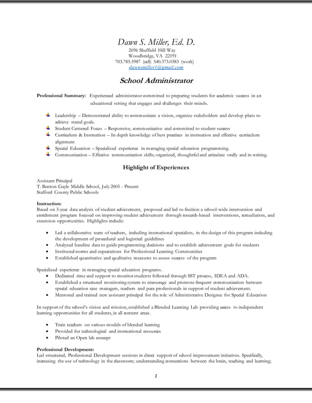 D. Miller 2017 Resume | DOCX | Professional School | Postgraduate Education