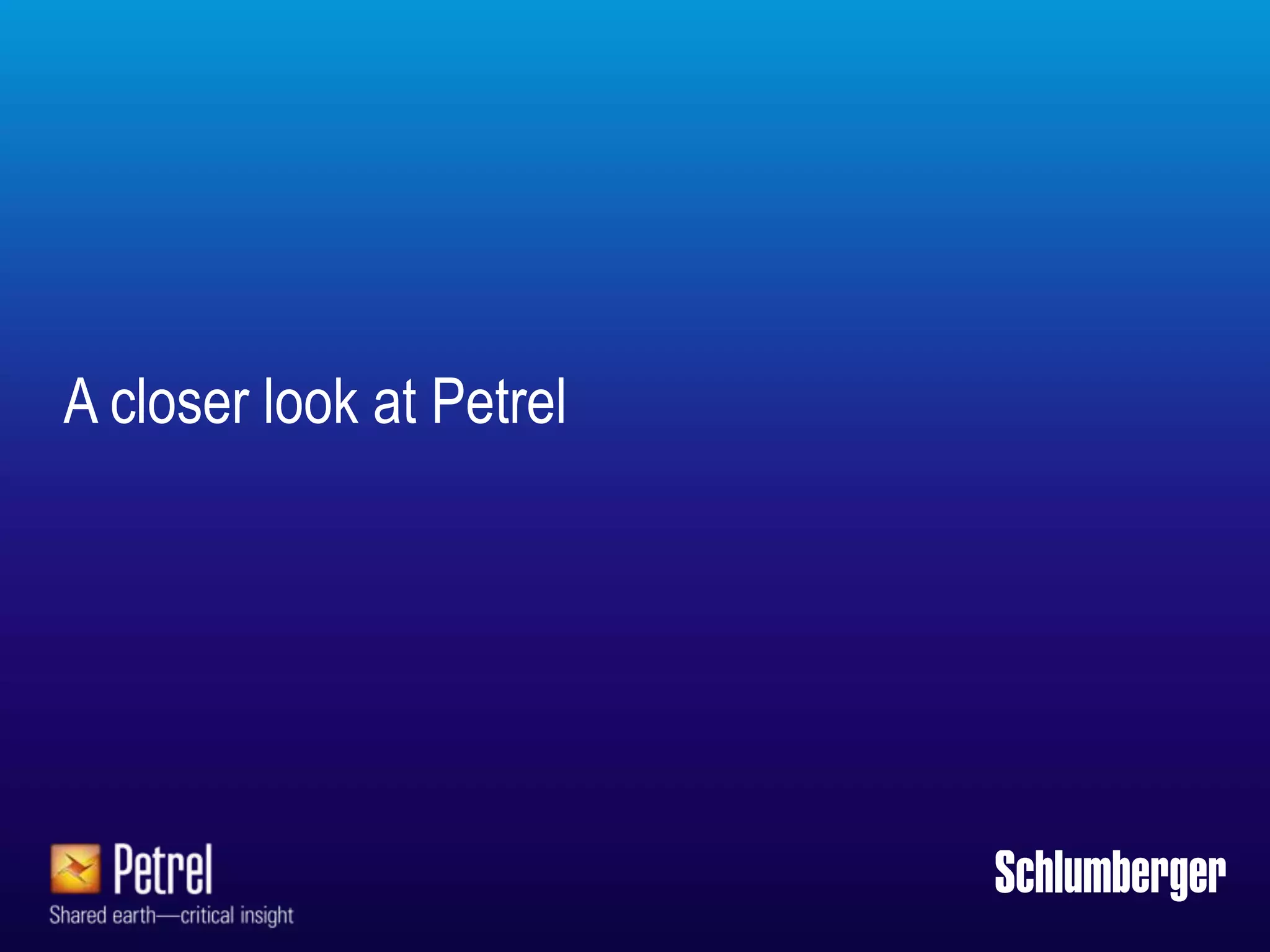 Petrel F 1 getting started- 2018 v1.1 | PPTX | Operating Systems | Computer Software and ...