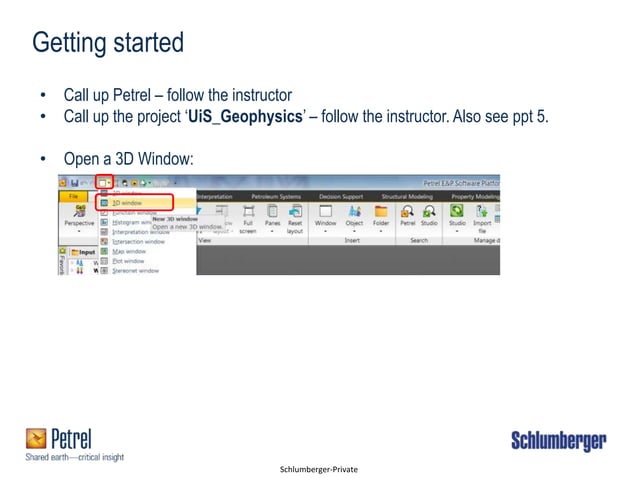 Petrel F 1 getting started- 2018 v1.1 | PPTX | Operating Systems | Computer Software and ...