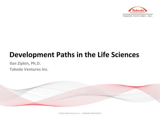 OneStart 2015 London Bootcamp: Ilan Zipkin, Takeda Ventures ...