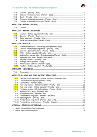 F1 in schools 2014 2015 technical regulations | PDF