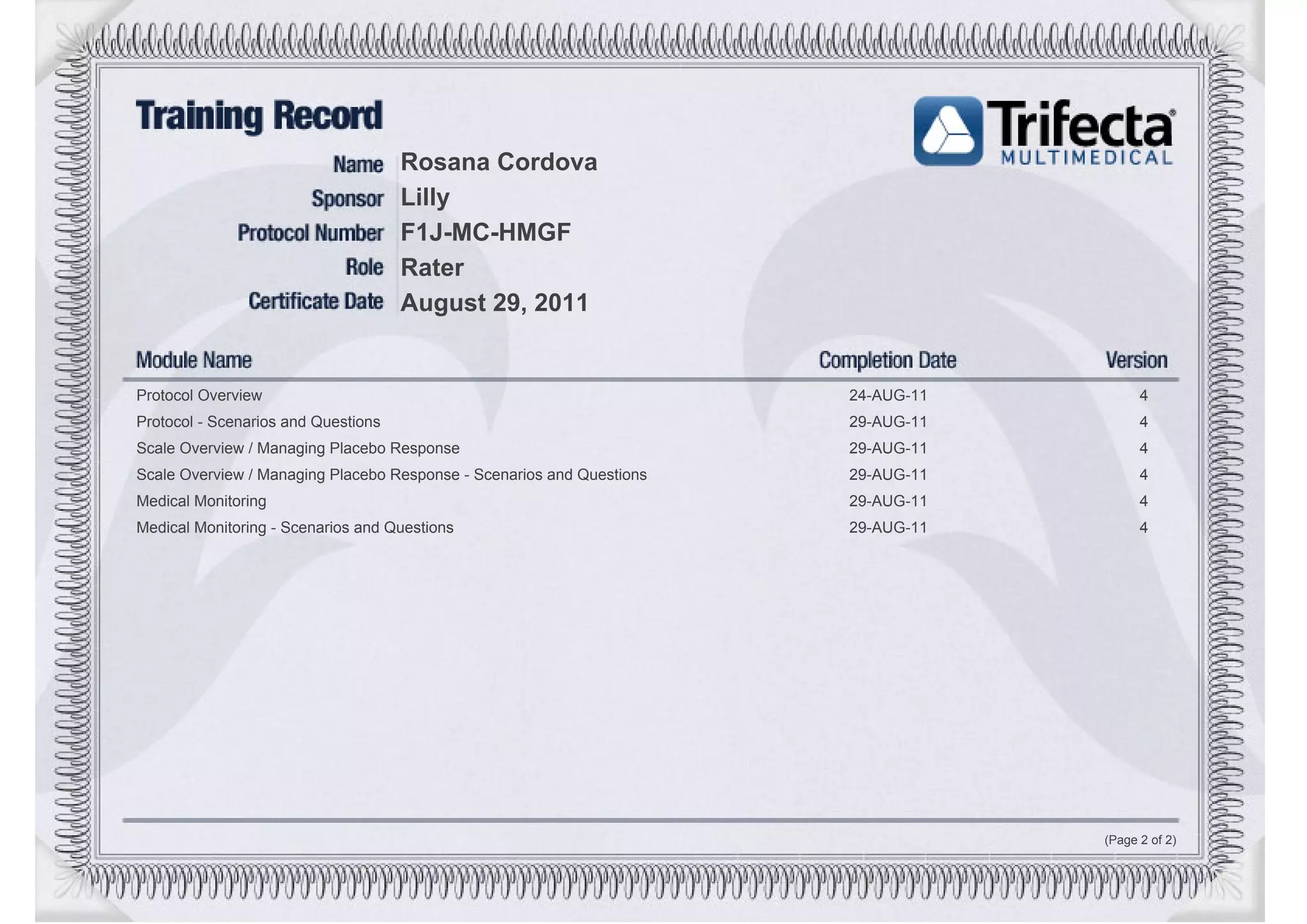 F1 j mc-hmgf protocol specific training | PDF