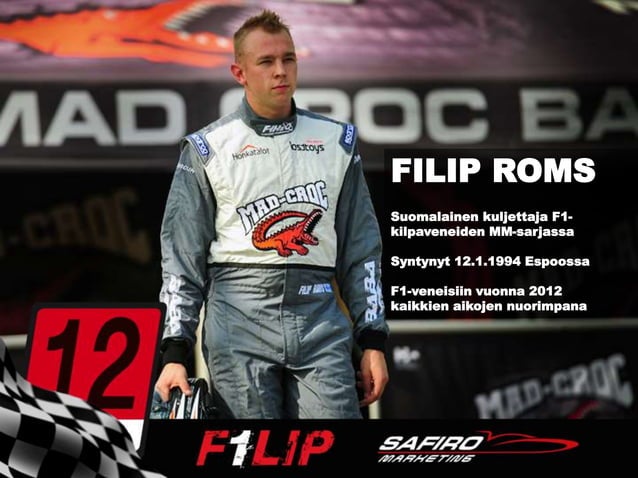 FILIP ROMS F1 Powerboat Info suomeksi | PPSX