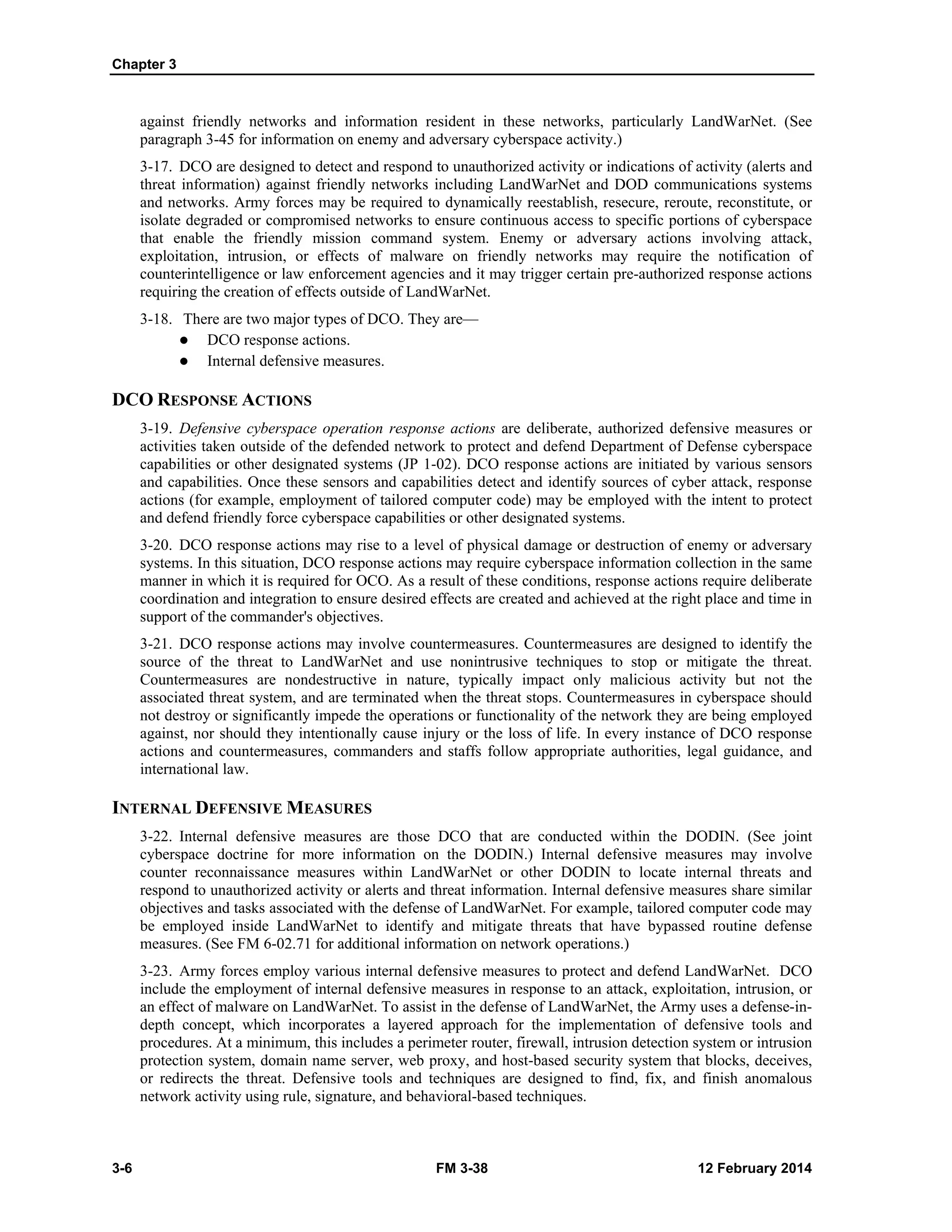 US Army Cyber Warfare Field Manual FM 3-38 CEMS | PDF