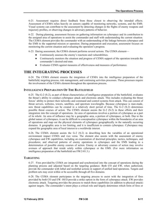 US Army Cyber Warfare Field Manual FM 3-38 CEMS | PDF