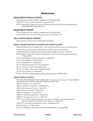 US Army Cyber Warfare Field Manual FM 3-38 CEMS | PDF