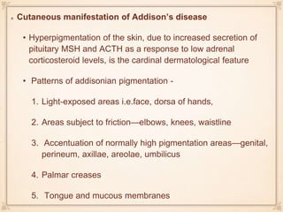 Dermatological manifestation of systemic diseases | PPTX