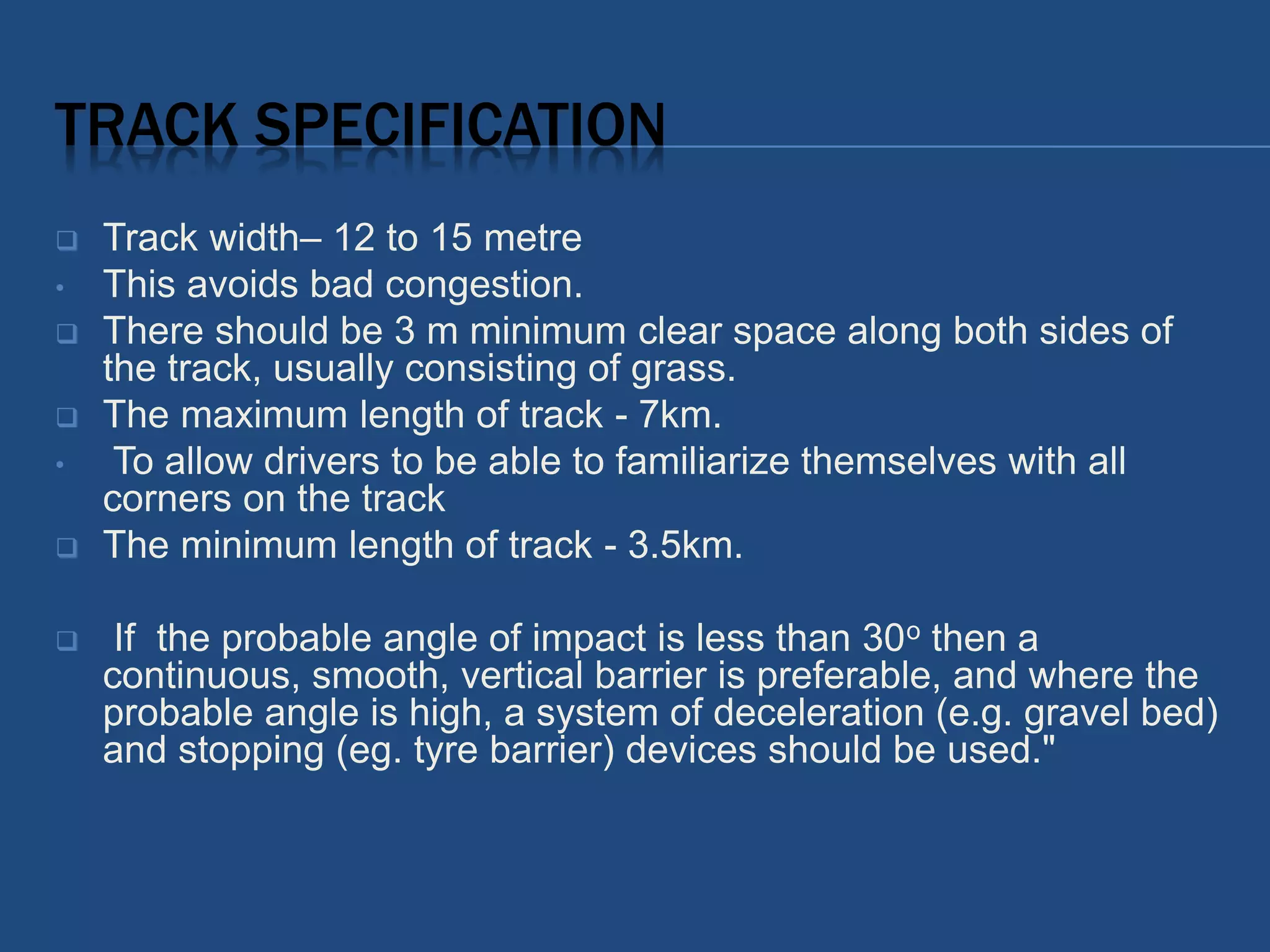Formula 1 Track Design & Safety | PPTX