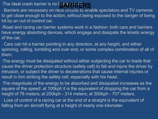 Formula 1 Track Design & Safety | PPTX