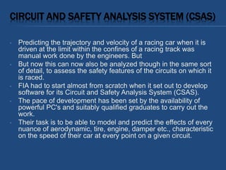 Formula 1 Track Design & Safety | PPTX