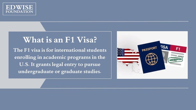 F1 Visa Guide: Your Pathway to Studying in the USA. | PDF