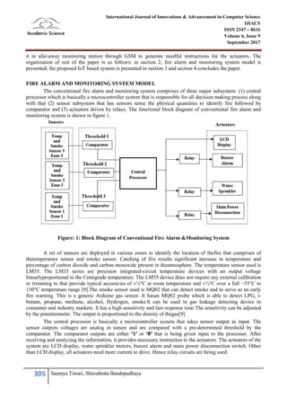 IoT Based Fire Alarm and Monitoring System | PDF
