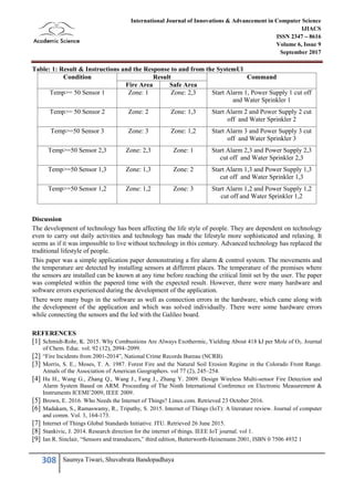 IoT Based Fire Alarm and Monitoring System | PDF