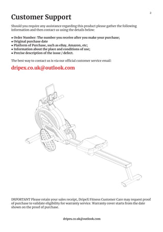 F203S Rowing Machine Product Manual .pdf