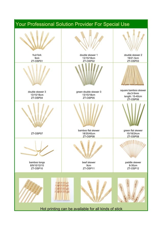 yantai zhitong bamboo products catalogue | PDF | Cooking | Food & Drink