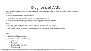 Treatment of Acute Myeloid Leukemia & Supportive Care | PPTX
