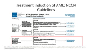 Treatment of Acute Myeloid Leukemia & Supportive Care | PPTX