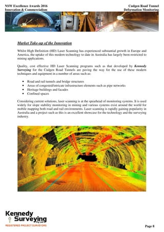 Cudgen Road Tunnel Deformation Monitoring | PDF