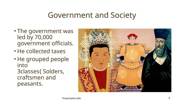 Ming dynasty Songhai empire introduction | PPTX | Commodities | Economy