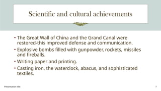 Ming dynasty Songhai empire introduction | PPTX