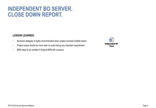 Example-Business Project Sponsor Meeting | PPTX