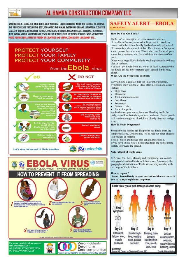 SAFETY ALERT -EBOLA (1) | PDF