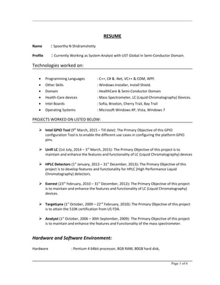 Spoorthy_Resume | DOC