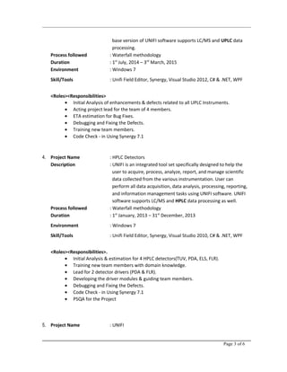 Spoorthy_Resume | DOC | Operating Systems | Computer Software and ...
