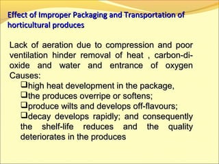 Packaging and Transportation Problems and Opportunities | PDF