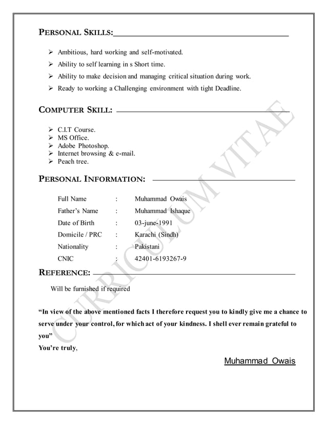 Muhammad owais | DOCX | Business Administration | Business