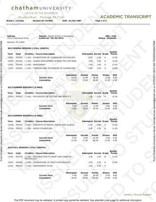 Chatham Transcript | PDF