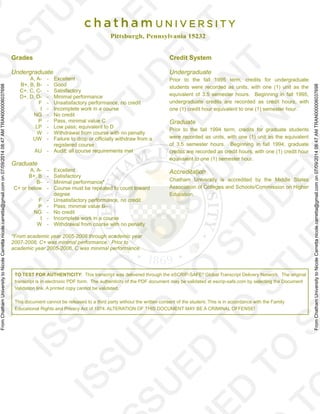 Chatham Transcript | PDF