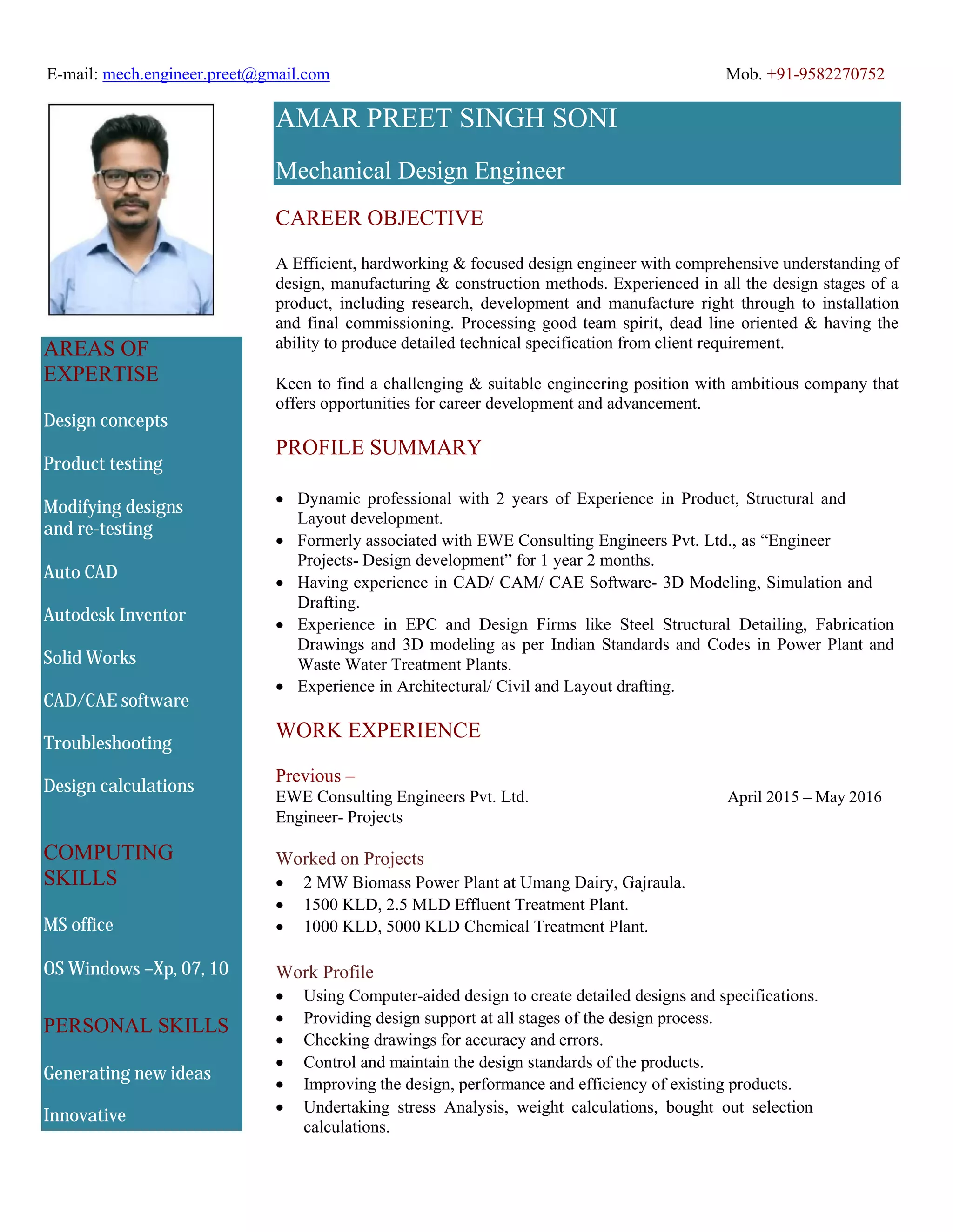 amarpreet singh_resume1 | PDF